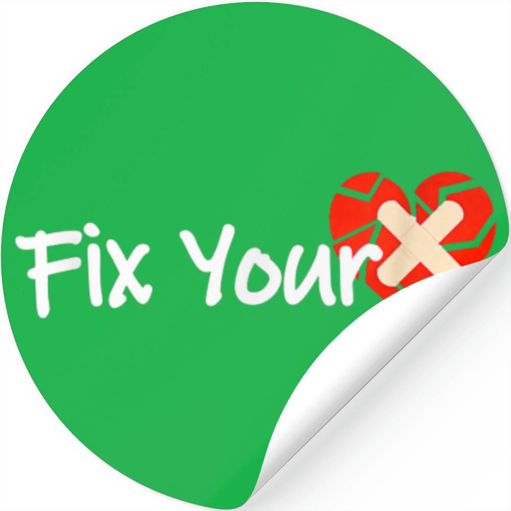 Fix Your Heart America Anti Bully Stop Bullying Sleeveless Stickers