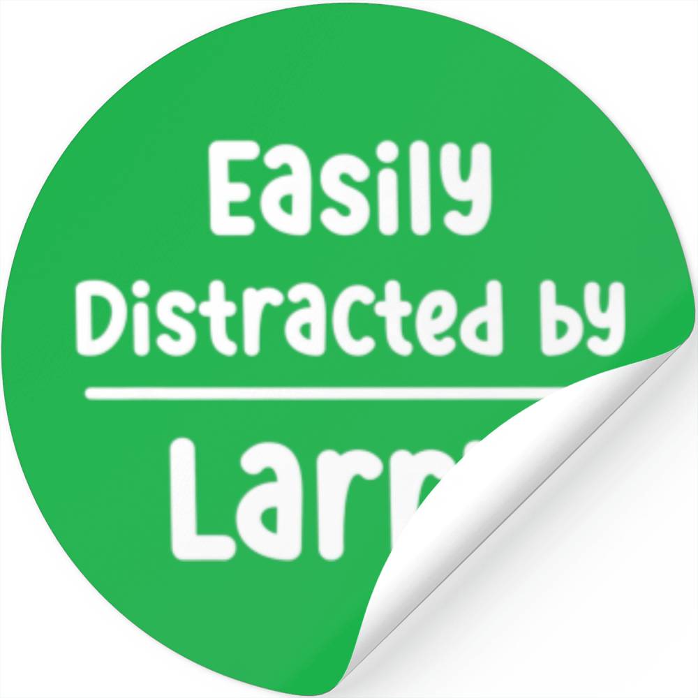 My Name Is Larry Funny Name Tag Stickers