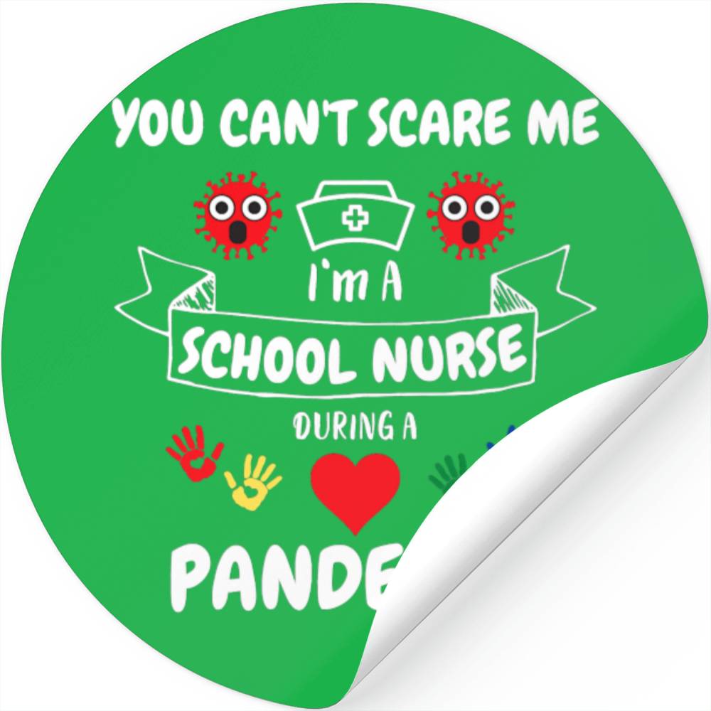 School Nurse Appreciation Gift-Pandemic-You Can't Stickers