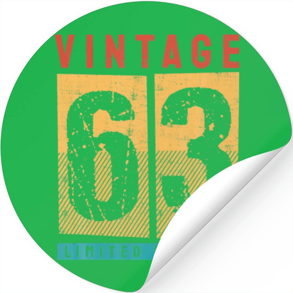 59 Years Old Vintage 1963 59Th Birthday Decoration Stickers