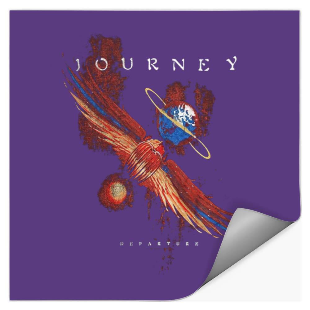 Vintage Journey Departure Stickers, Vintage Album Cover Sticker, Rock ...