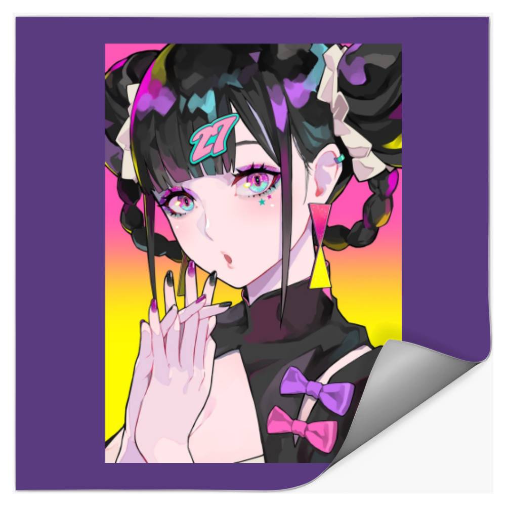 Anime Girl Waifu Japanese Aesthetic Otaku Kawaii Stickers