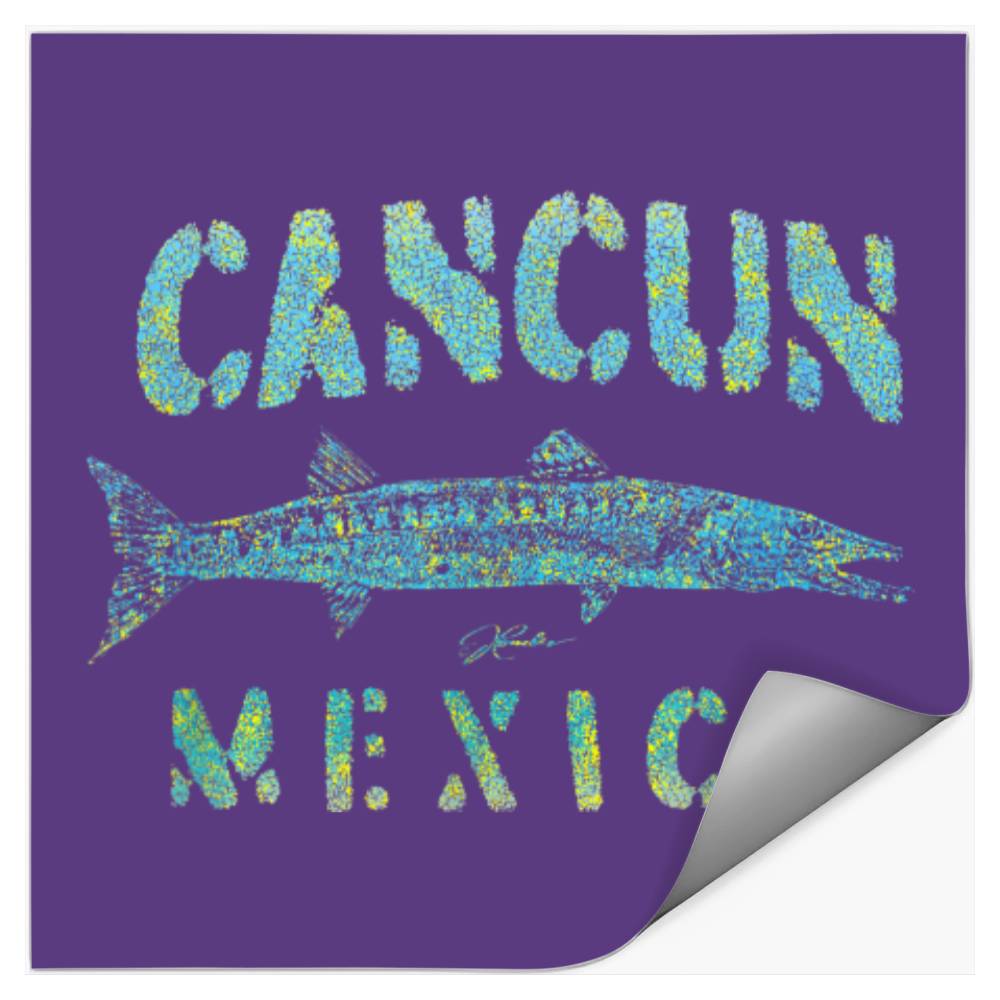 Cancun, Mexico, Great Barracuda Stickers
