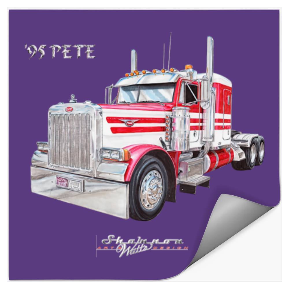 Peterbilt Semi Truck Stickers